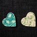 Green Leaf Heart Pins - Etsy