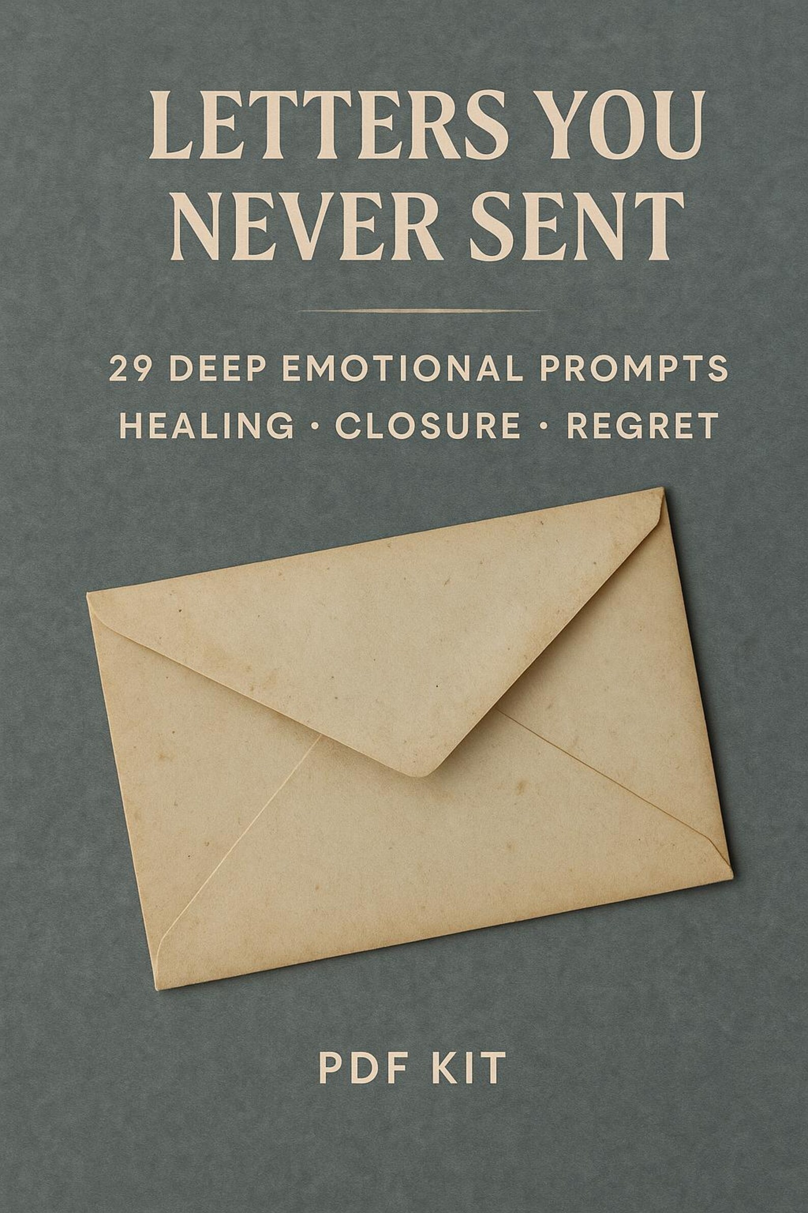 Letters You Never Sent – 29 Deep Emotional Prompts for Healing, Closure ...