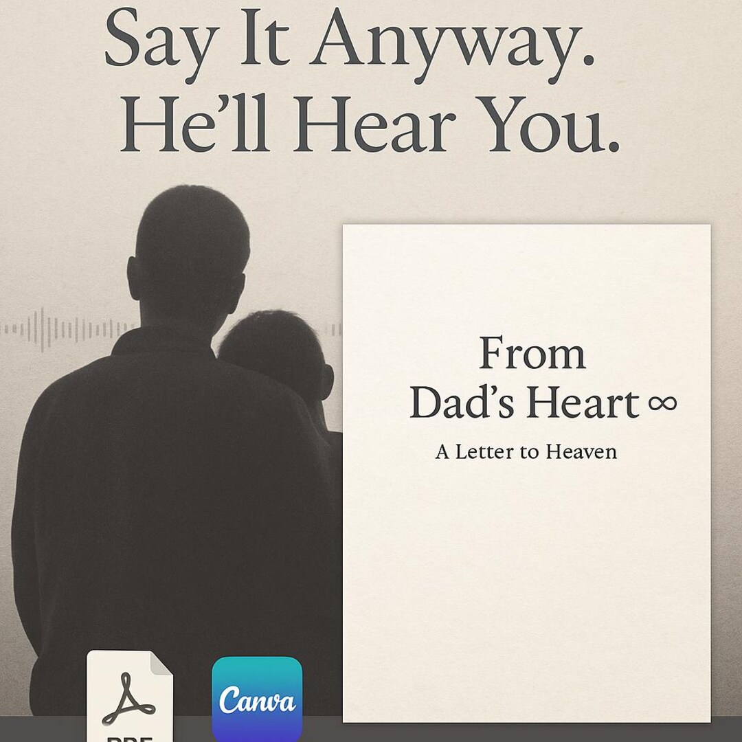 From Dad’s Heart | Digital Letter to Dad in Heaven | Grief Gift ...