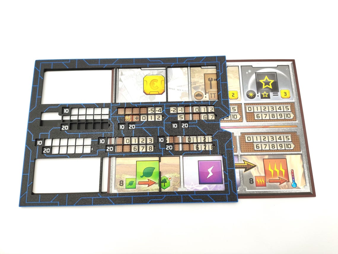Terraforming Mars Player Board Overlays | Organizers | 3D Printed Color ...