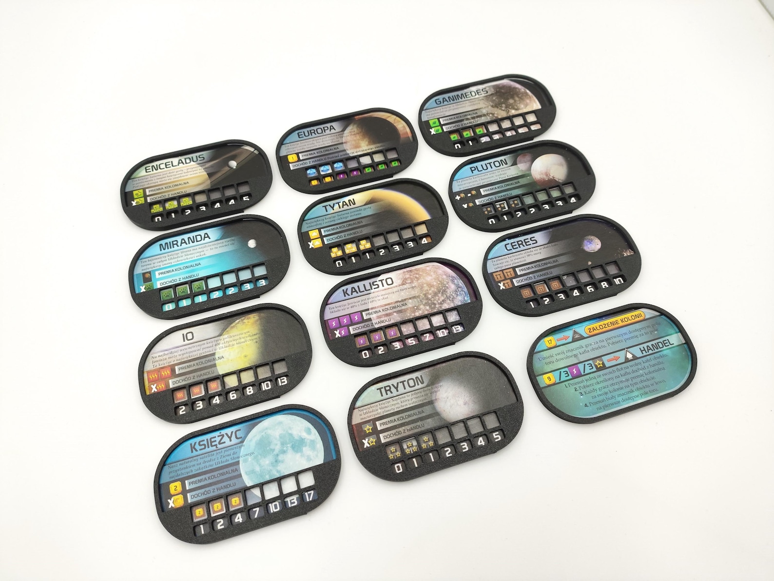 Terraforming Mars Colonies Overlays | Player Board Upgrade | 3D Printed ...