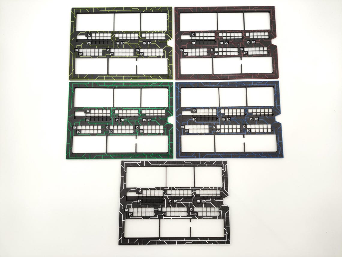 Terraforming Mars Player Board Overlays | Organizers | 3D Printed Color ...