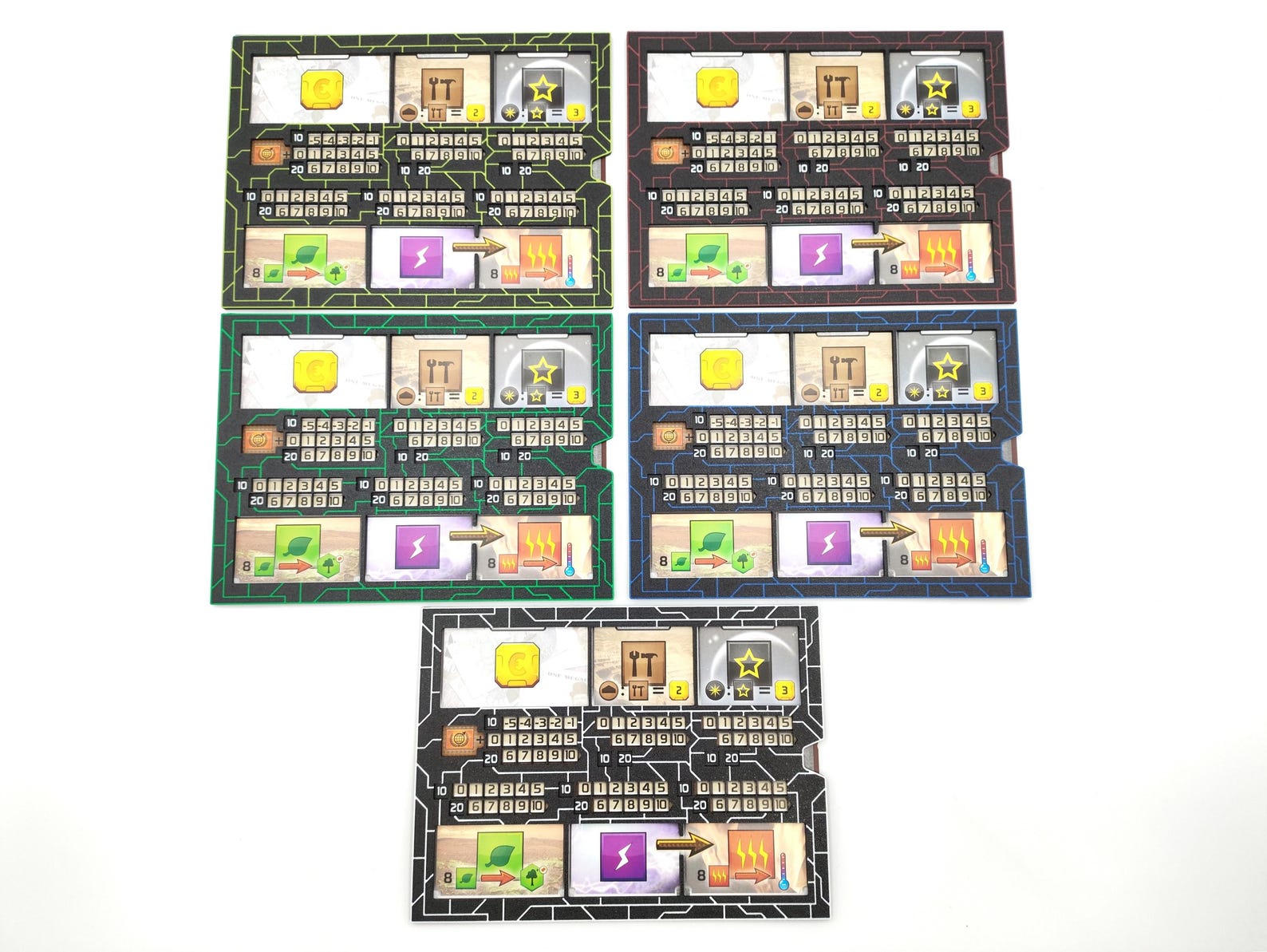 Terraforming Mars Player Board Overlays | Organizers | 3D Printed Color ...