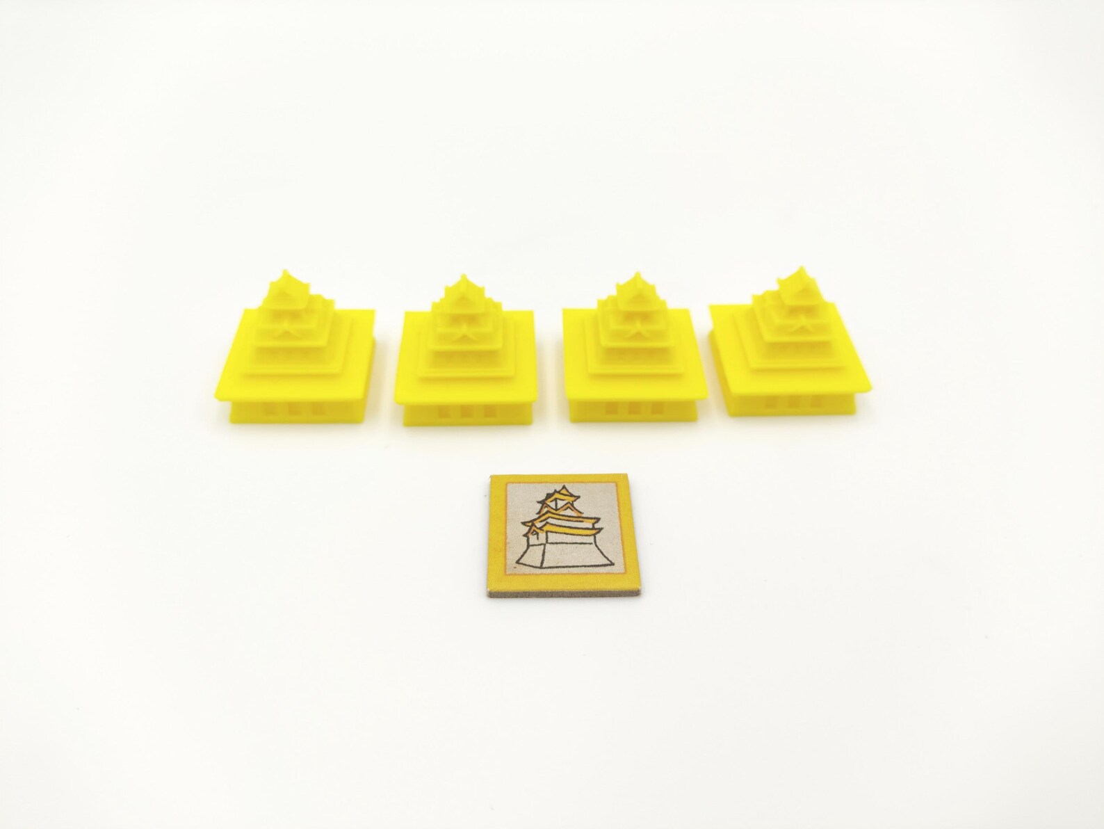 Rising Sun Strongholds | 3D Printed Token Replacements | Board Game ...