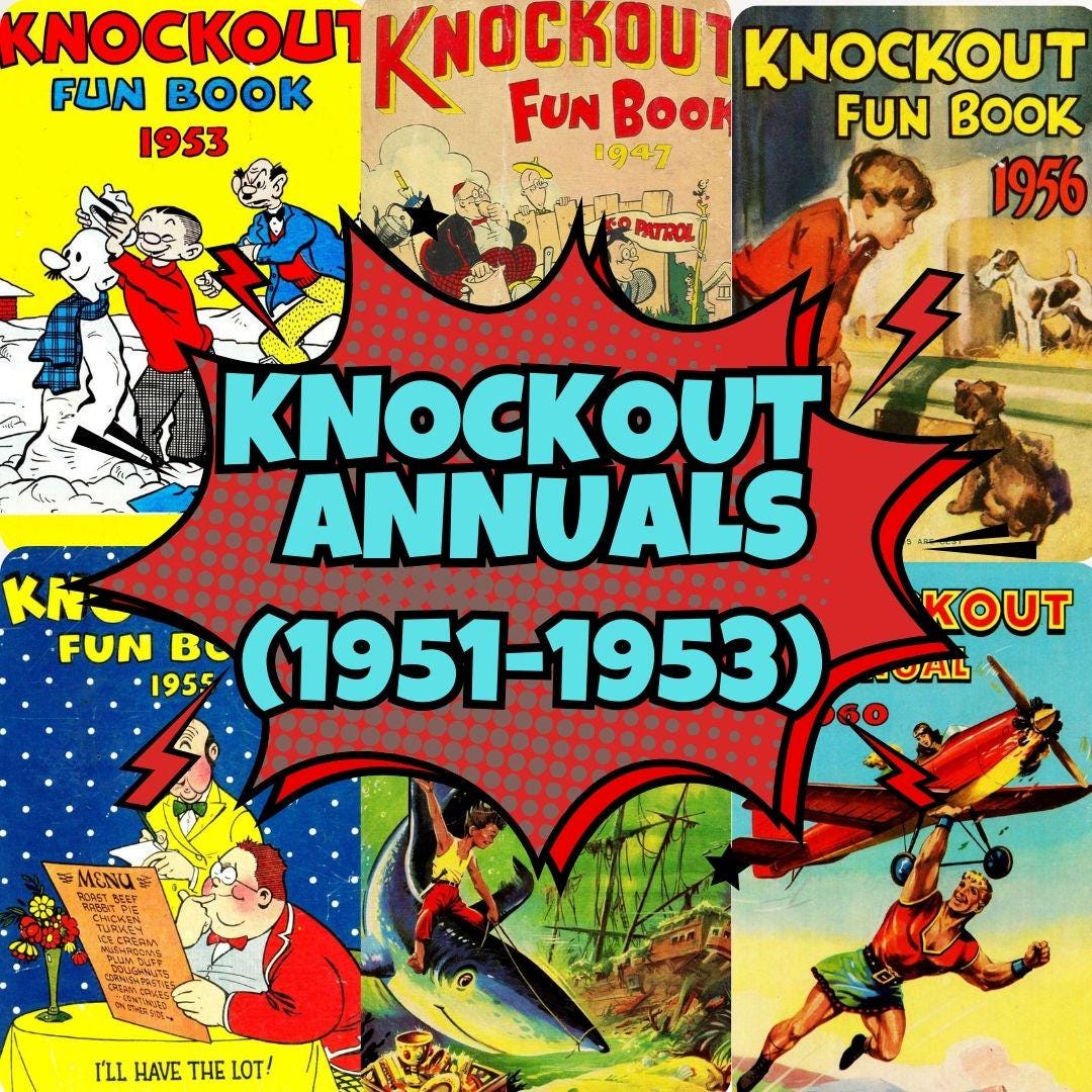 Knockout Annuals PDF |15 Issue | Vintage British Comic Gift Book ...