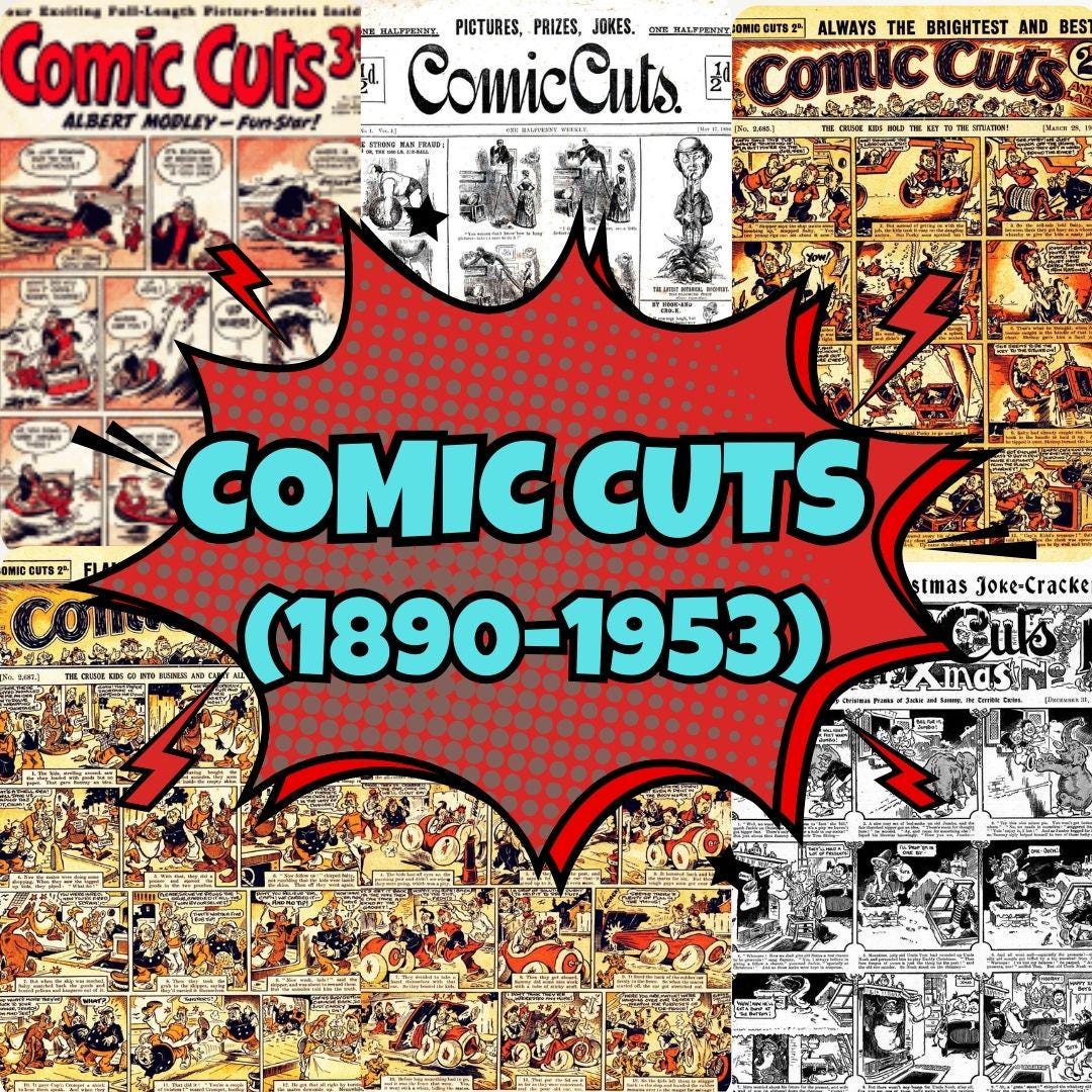 Comic Cuts Vintage Comic PDF | 50 Issues | British Comic History ...