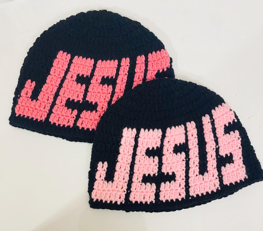 Handmade Crochet "jesus" Beanie - Etsy