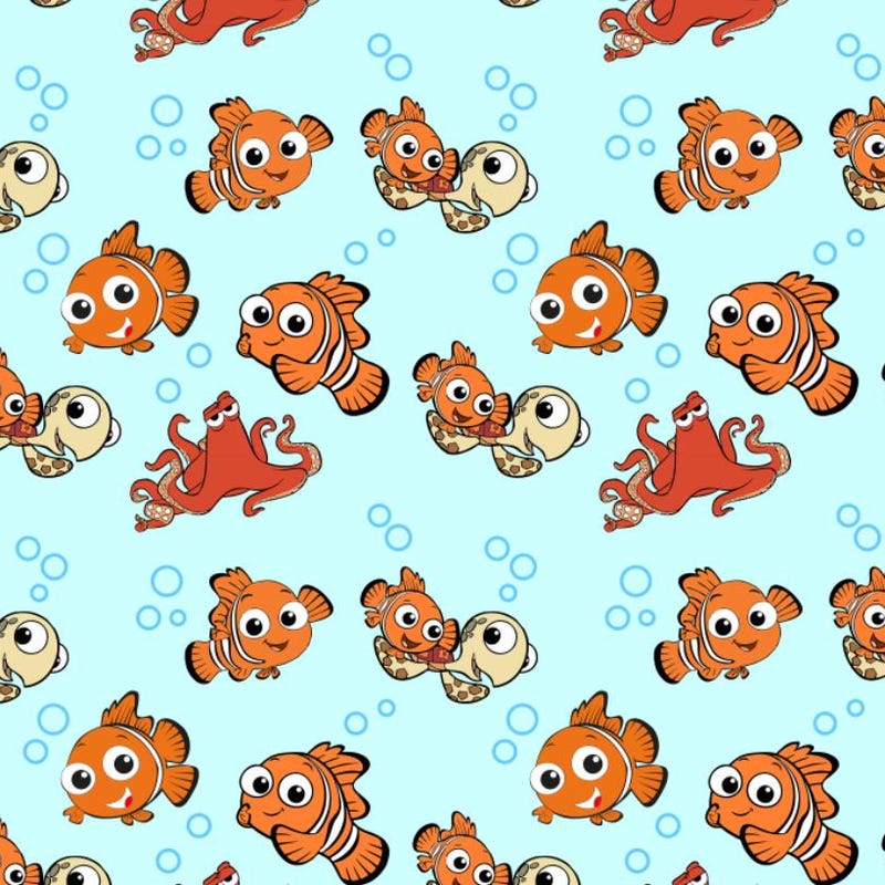 Finding Nemo Fabric - Etsy