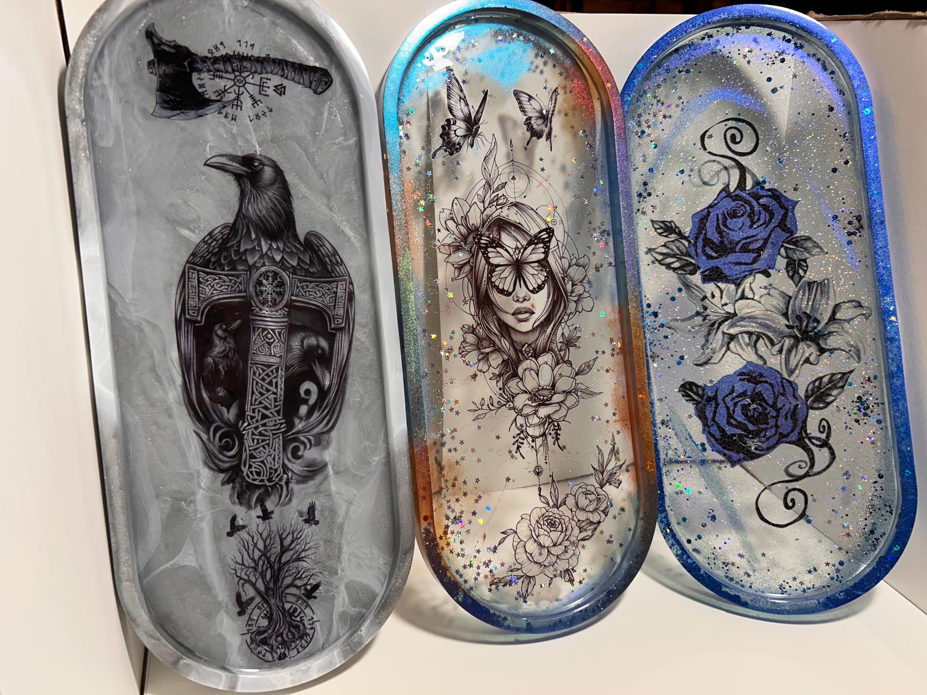 Large Decorative Trays - Etsy