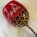 Red and Gold Cheetah Wine Glass - Etsy