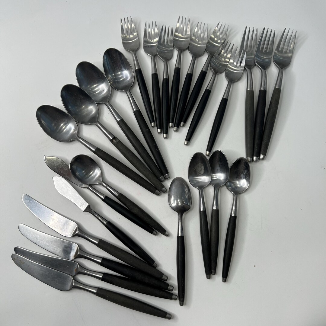 Danish Style Modern Flatware Sierra Stainless Modernist Japan Canoe Muffin Style 26 Pieces - Etsy