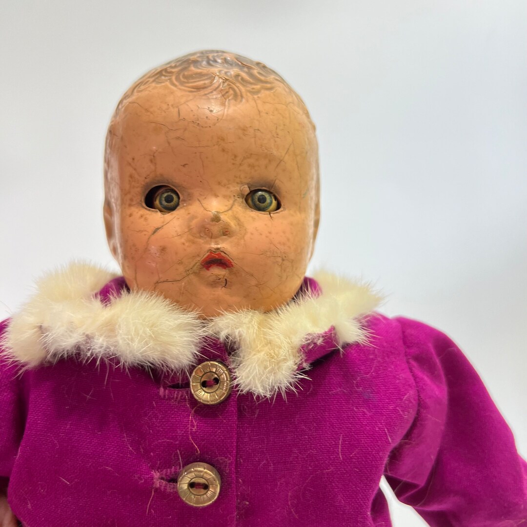 Creepy Horseman Doll 1920s With Sleepy Eyes 14 - Etsy