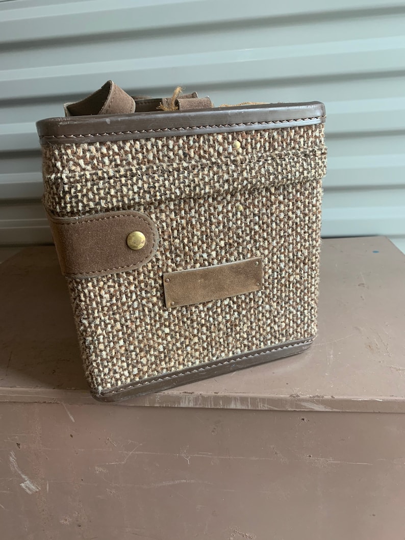 Hartmann Traincase Brown Tweed Carry On - Etsy