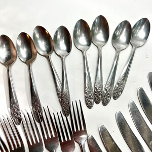 Stainless Flatware Maytime by Saladmaster 24 Piece Lot Japanese Glossy ...