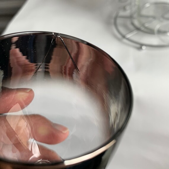 Home & Living Drink & Barware Awesome set of MCM silver chrome glasses ...