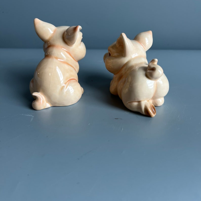 Goebel Pigs Pink Ceramic Pig Set of 2 West Germany 32050 and - Etsy