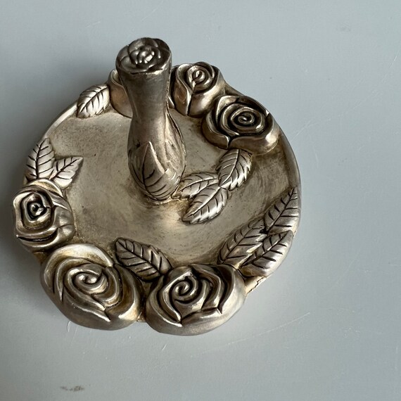 Godinger Ring Holder Silver Plate Ring Caddy - Gem