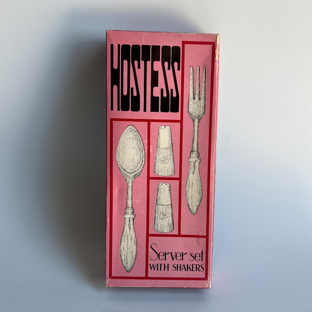 Materia Hostess Server Set Gift Box Blue and White Ceramic With Teak ...