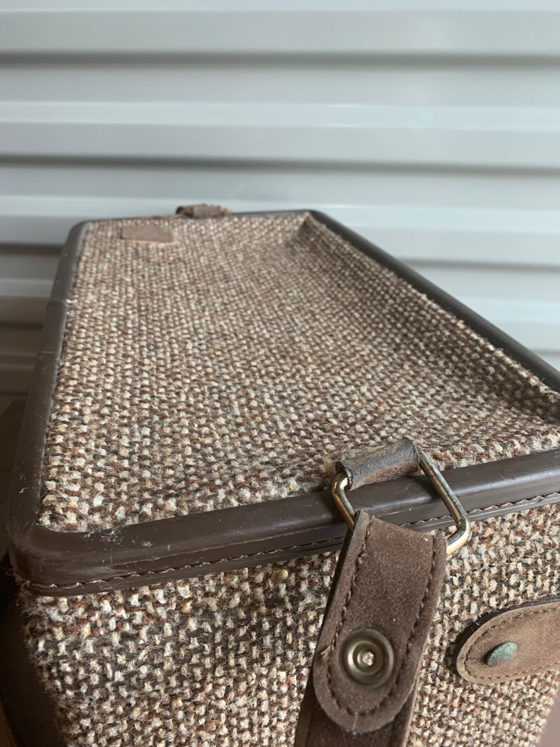 Hartmann Traincase Brown Tweed Carry On - Etsy