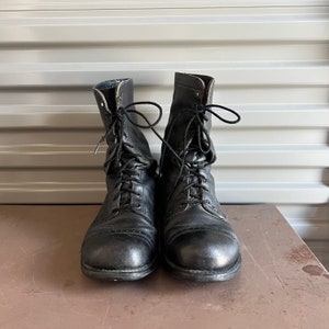 Bates Floataways Military Combat Boots Black Leather Size 13 Good ...