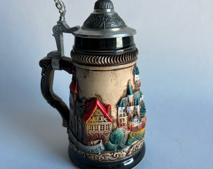 German Zoller & Born Beer Stein Hand Painted Limited Edition ...