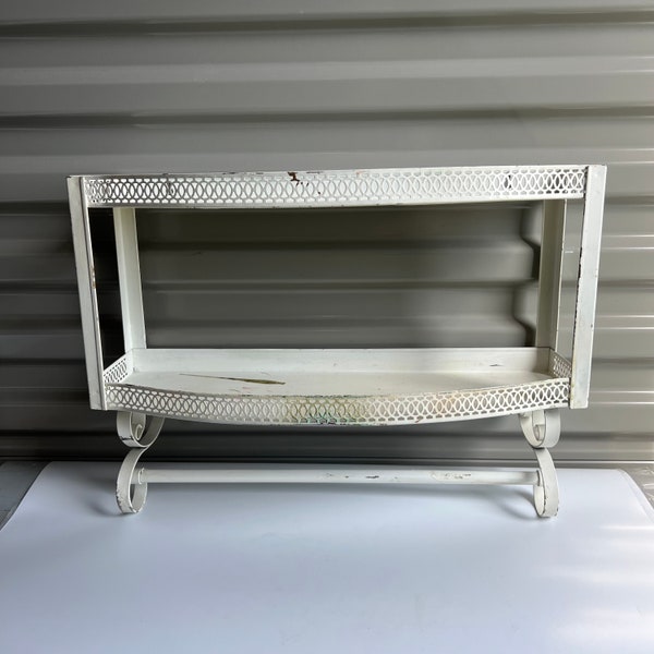 Vintage Metal Shelf - Etsy