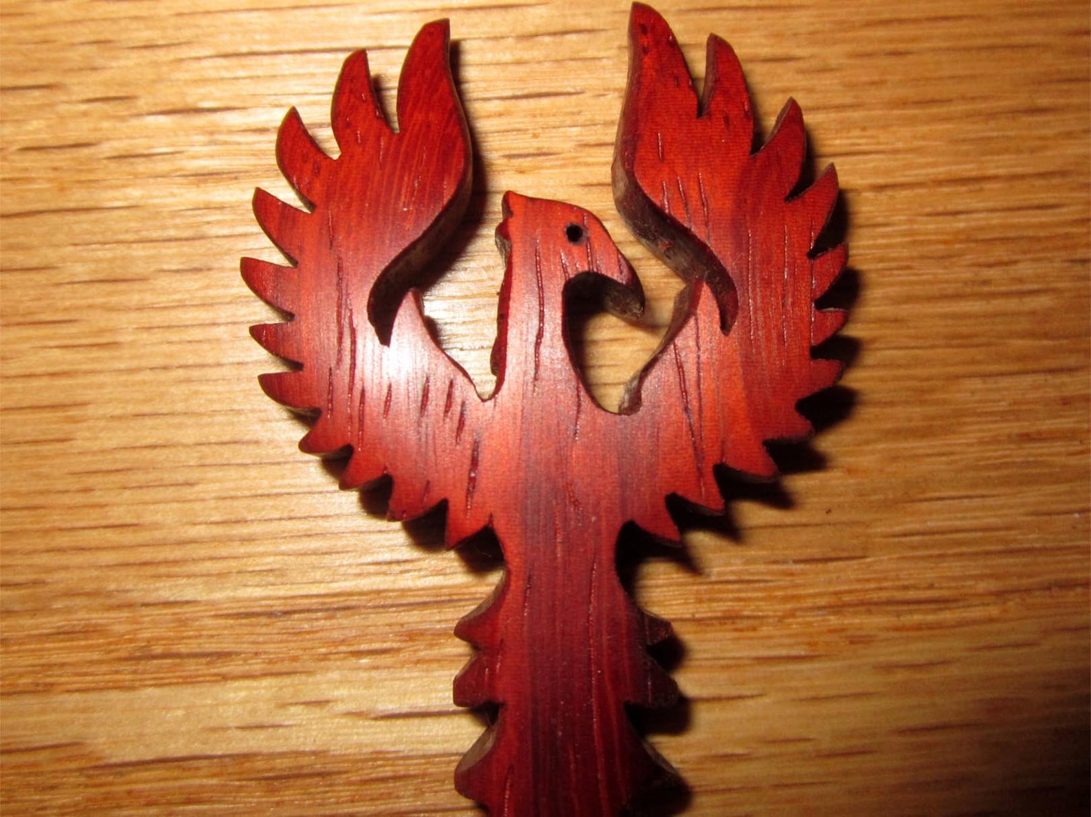 Hair Stick - Phoenix Dagger in Solid Padauk - Etsy
