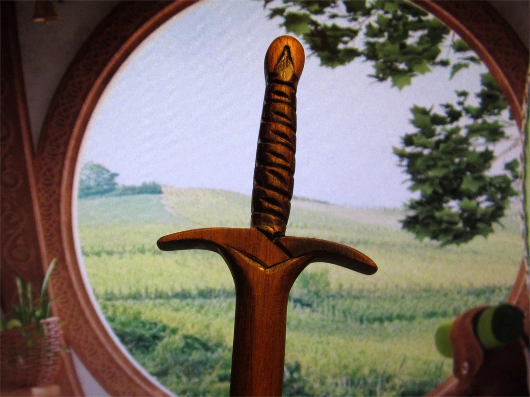 Hair Stick Fantasy Sword 8 Hair Toy in Walnut Wood - Etsy