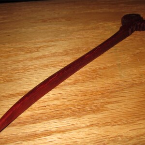 Hair Stick - Phoenix Dagger in Solid Padauk - Etsy