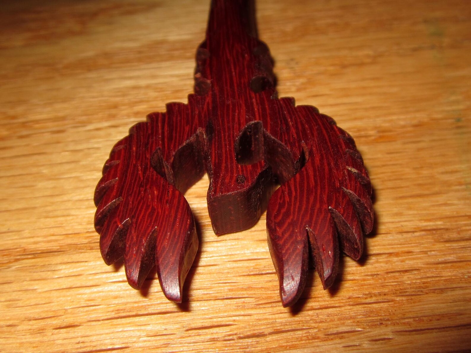 Hair Stick - Phoenix Dagger in Solid Padauk - Etsy