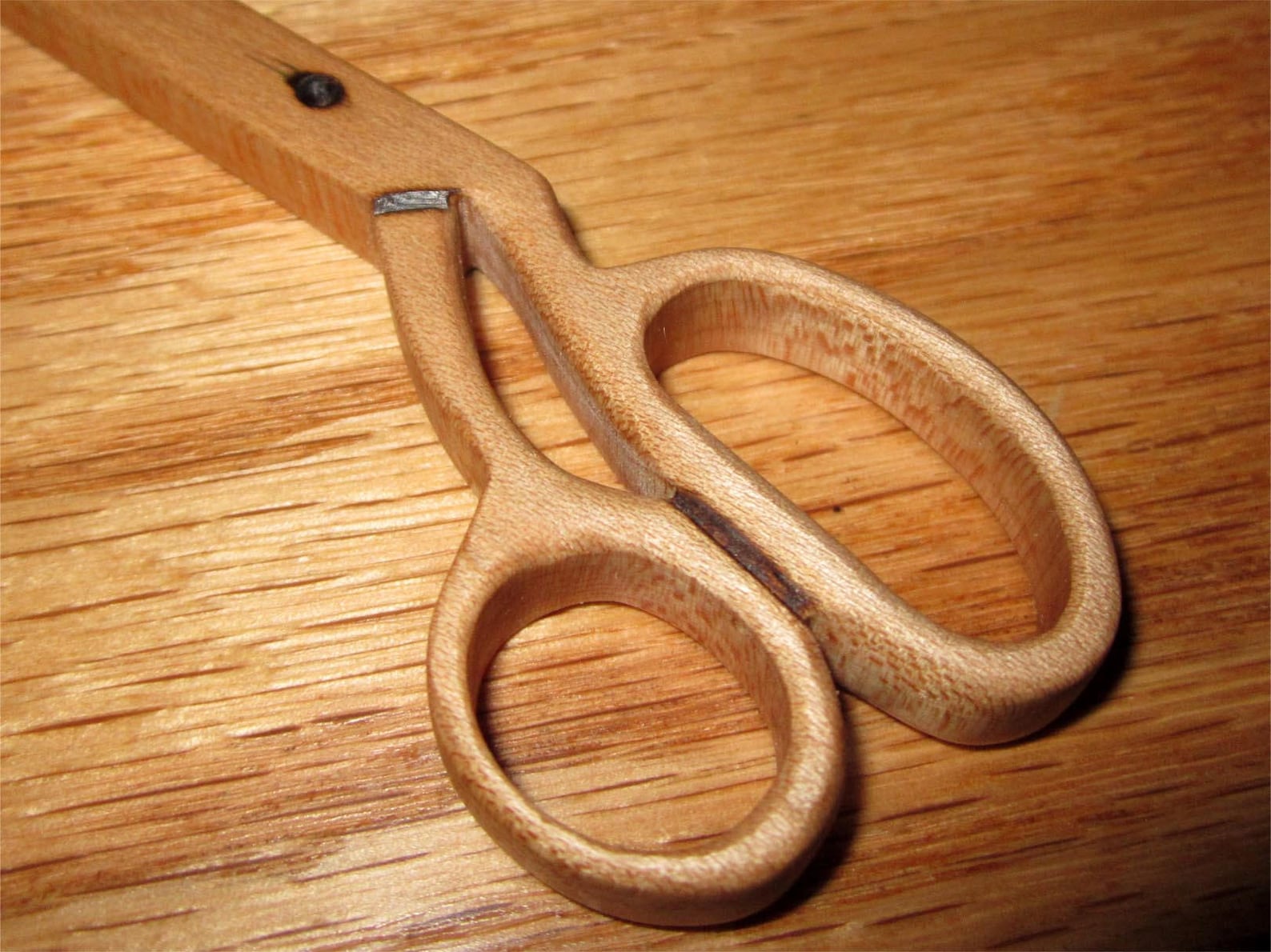 Hair Stick Scissors in Maple Wood - Etsy