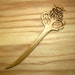 Hair Stick Scottish Thistle Dagger in Maple - Etsy
