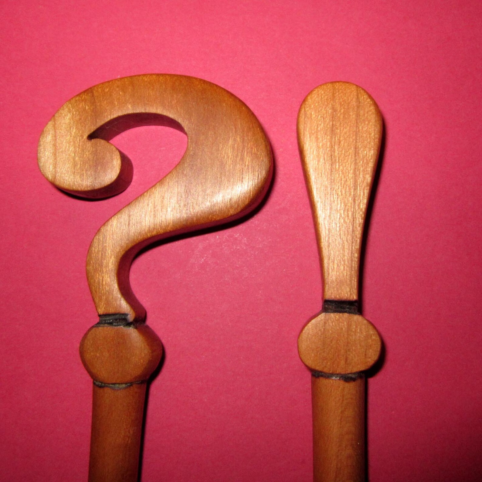 Hair Sticks Matching Question Mark and Exclamation Point in | Etsy