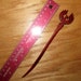 Hair Stick Phoenix Dagger in Solid Padauk - Etsy