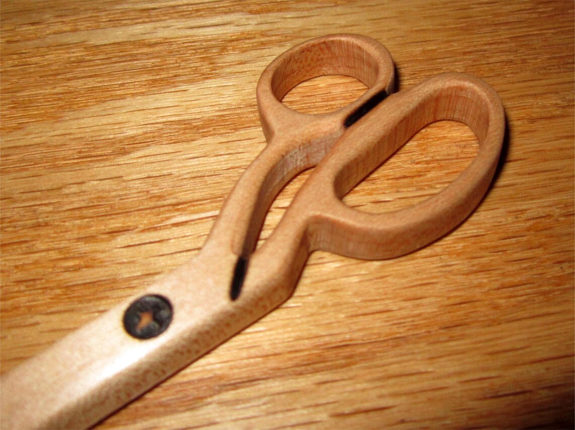 Hair Stick Scissors in Maple Wood - Etsy