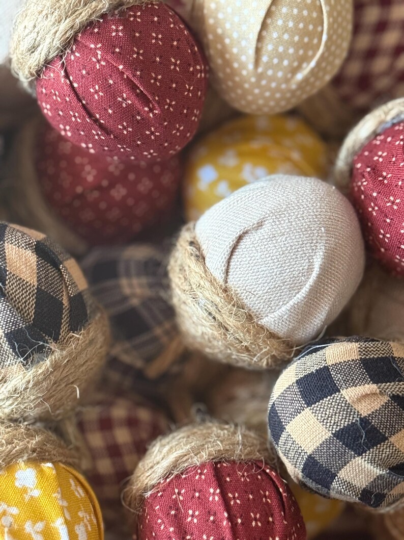 Fall Decor, Acorn, Fabric Acorn, Autumn Decor, Thanksgiving Decor, Bowl ...
