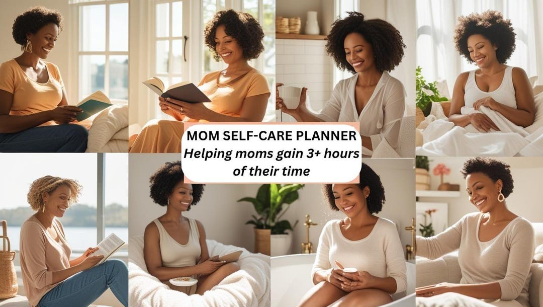 Mom Self-care Planner, Busy Mom Organizer, Parenting Goal Tracker ...