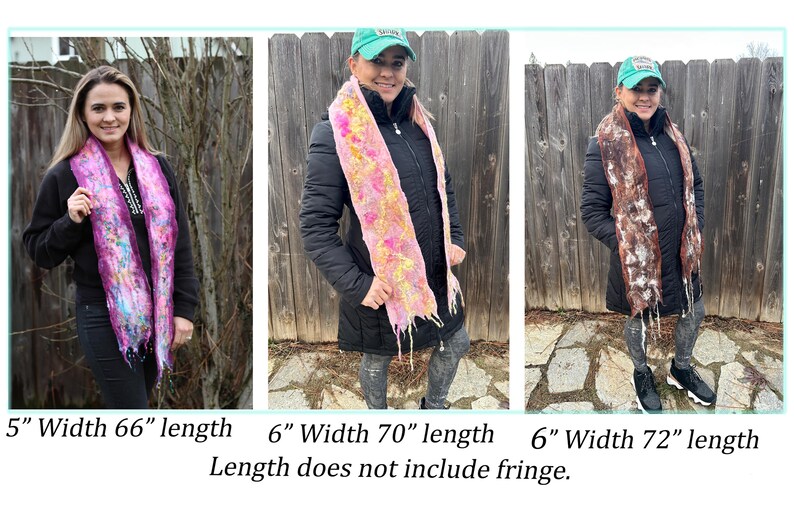 Dark Purple and Gray Hand Nuno Felted Wool Scarf - Etsy