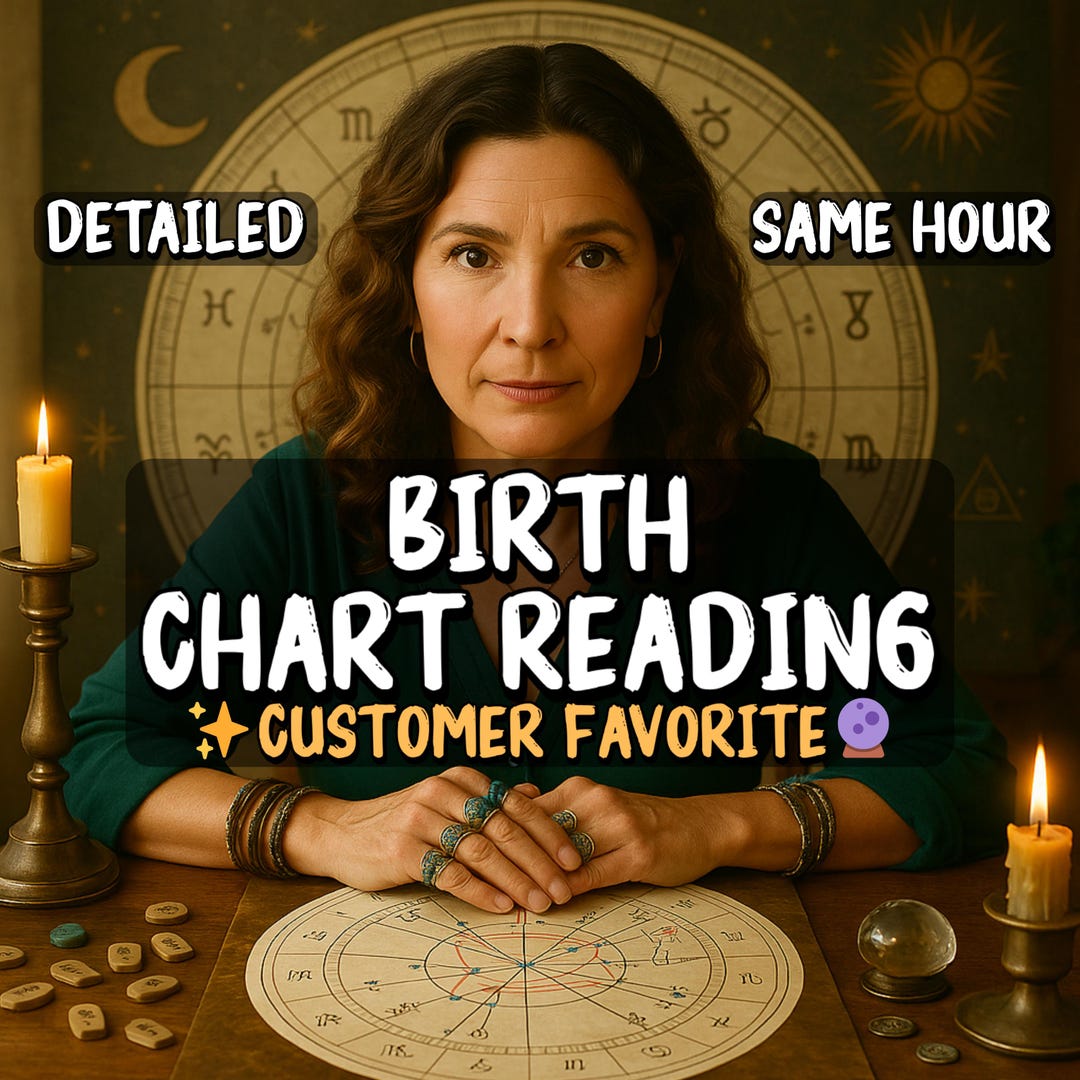 Birth Chart Reading, Detailed Astrology Insights, Same Day Natal Chart ...