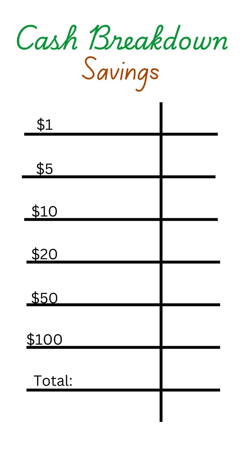 Fun Savings Challenge Printable: Monthly Money Saving Tracker - Etsy