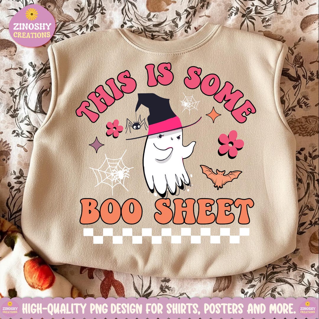This is Some Boo Sheet PNG | Cute Retro Halloween Ghost SVG | Funny ...