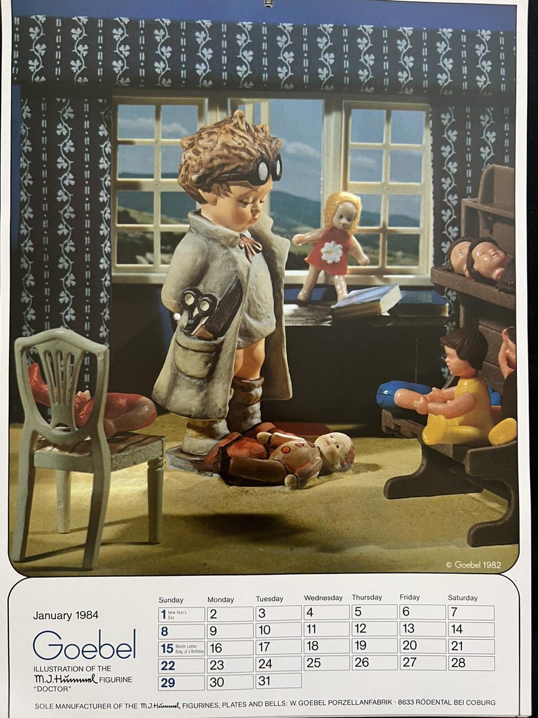 1984 Hummel Figurines Calendar Goebel Happy Days Months Collectibles - Etsy