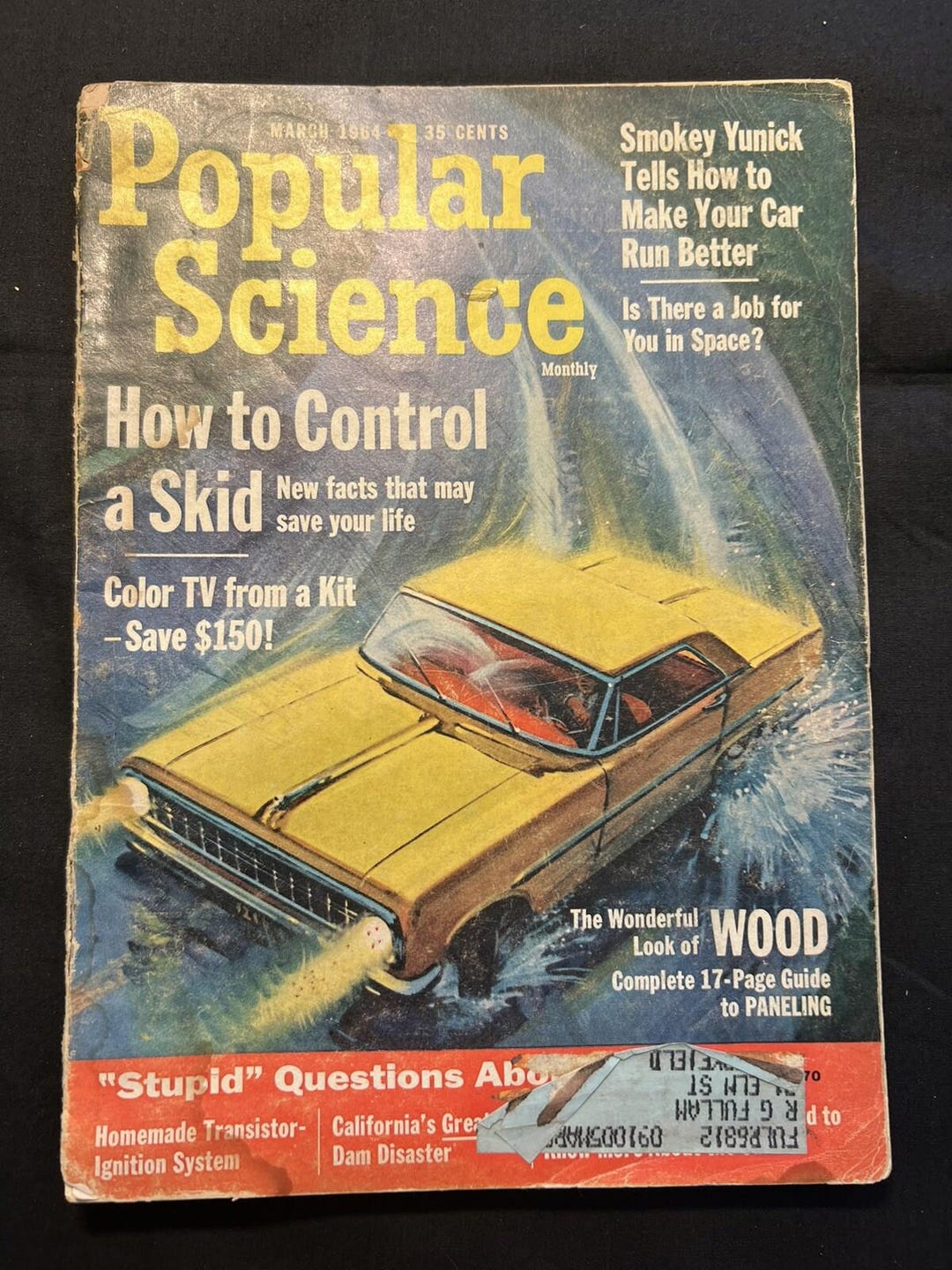 1964 Popular Science Magazine Homemade Transistors Television Kits ...
