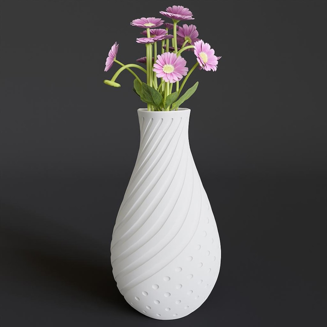 Minimal 3D Printed PLA Vase – Modern Eco-friendly Home Decor Minimal 3D ...