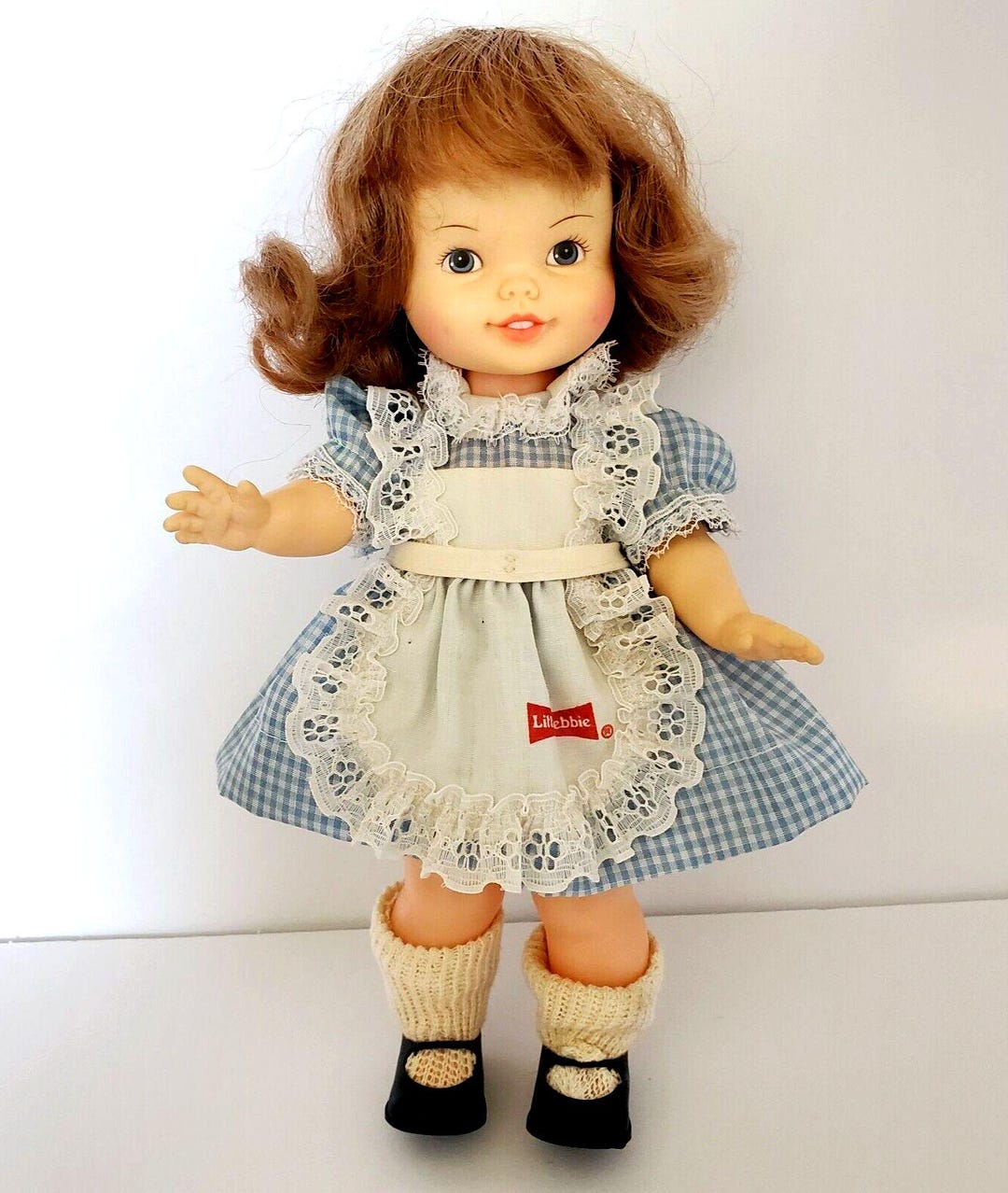 Horsman Little Debbie Doll Vintage 1972 Original Clothes Dimples Vinyl ...