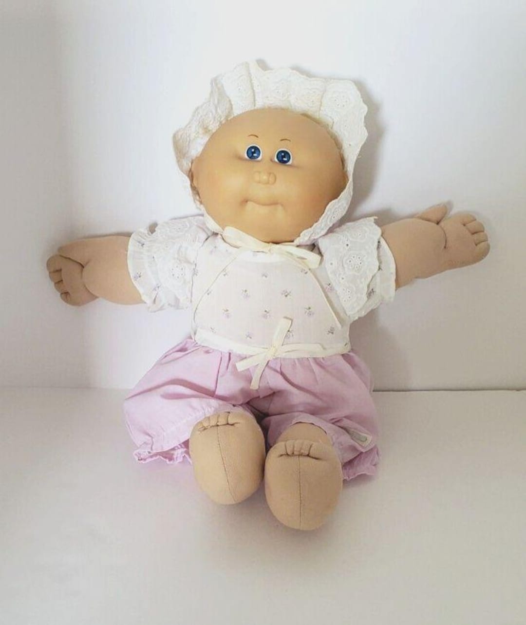 Cabbage Patch Kids Preemie Doll CPK Original Romper and Bonnet 1985 - Etsy