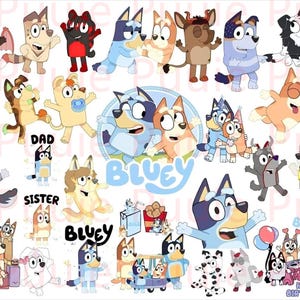 1400pcs + Blue Dog Svg Bundle, Blue Dog Family, Blue Dog Birthday Png ...