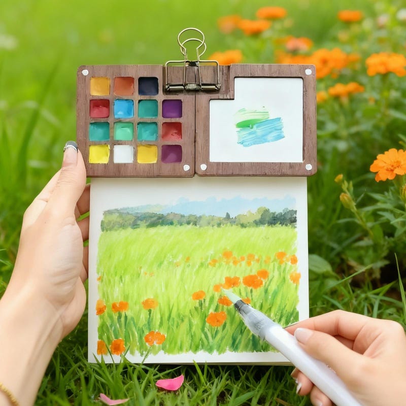 Mini Watercolour Kit, Watercolor Kit, Tobias Watercolour Kits, Travel ...