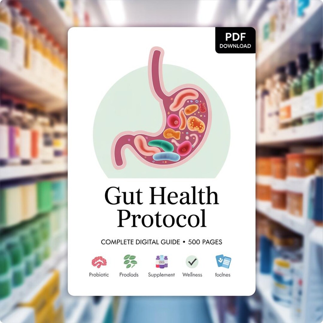 Gut Health Guide Digital Download, Digestive Wellness Printable ...