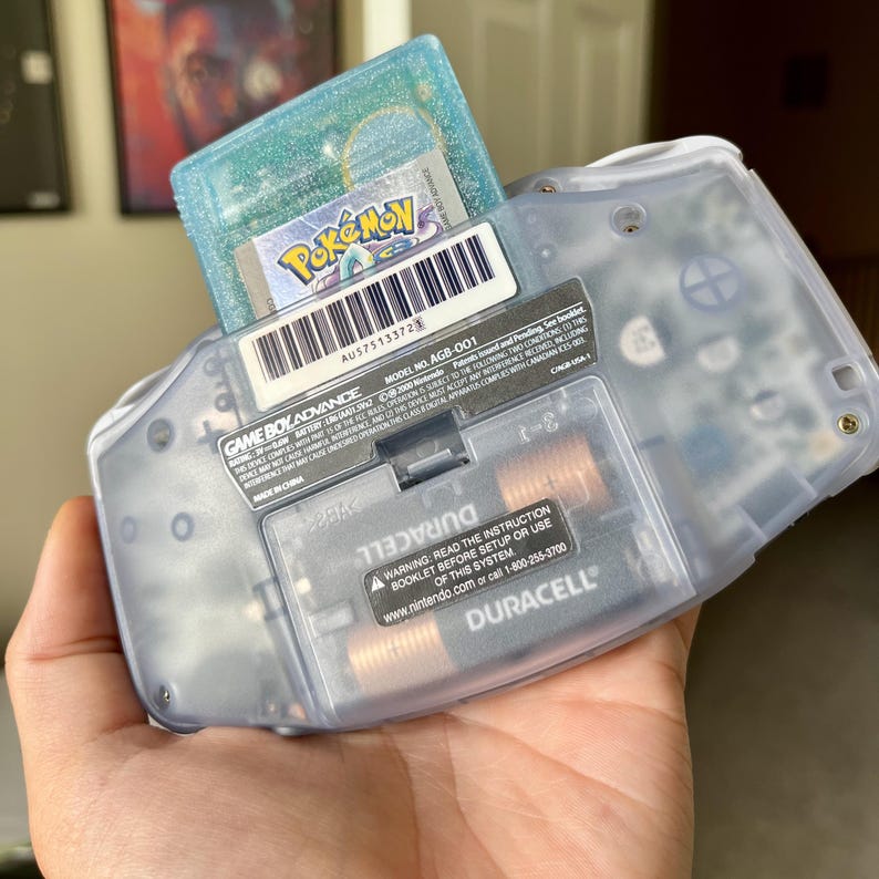 Game Boy Advance Battery Cover Label - Glossy - Etsy